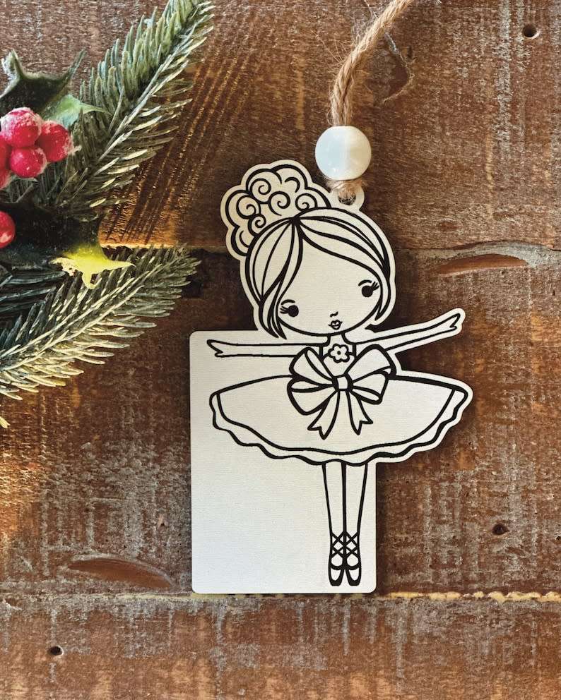 Other Crafts - Digital download Cute dancer ballet svg ornament file ...